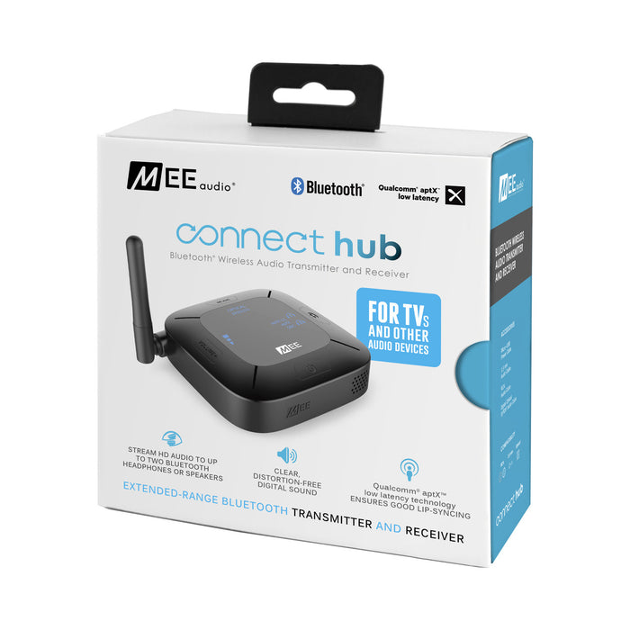 Connect Hub Dual Headphone/Speaker Bluetooth Transmitter/Receiver – MEE ...